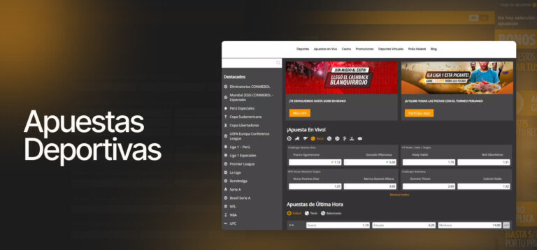 Inkabet Perú - Líder en Casinos Online y Apuestas Deportivas